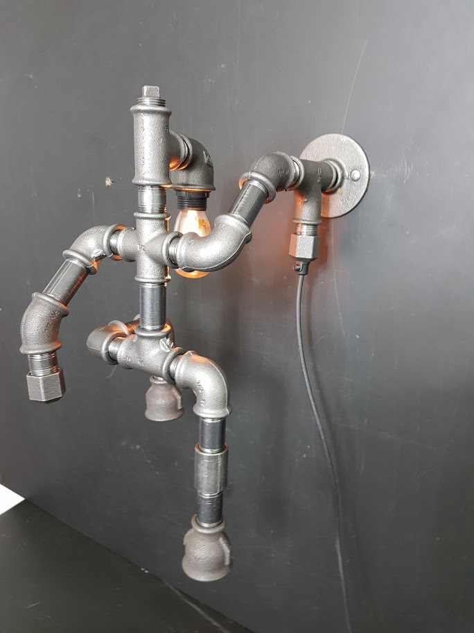 PipeLight Wall Man Climbing - Pipe Light
