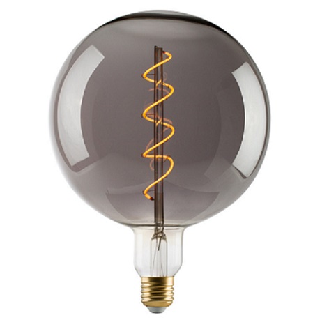 PipeLight LED Vintage E27 G180 Røgfarvet - Pipe Light